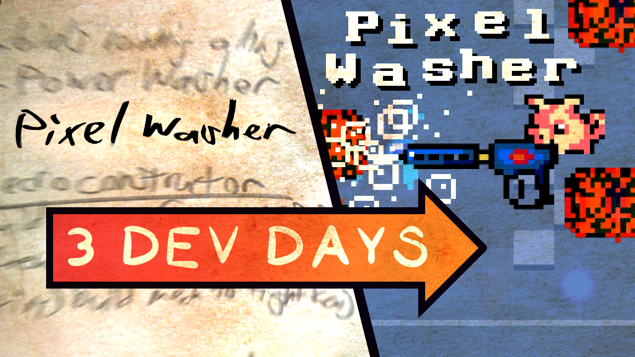 🫧 Weekend game jam: Pixel Washer